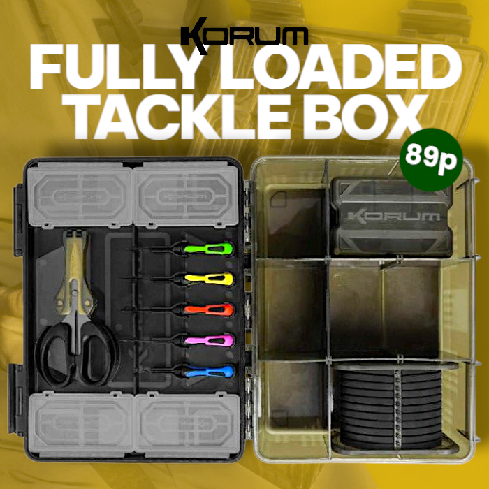Korum Fully Loaded Tackle Box – Competitions