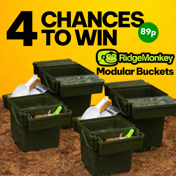 4 x Ridgemonkey Modular Buckets – Competitions