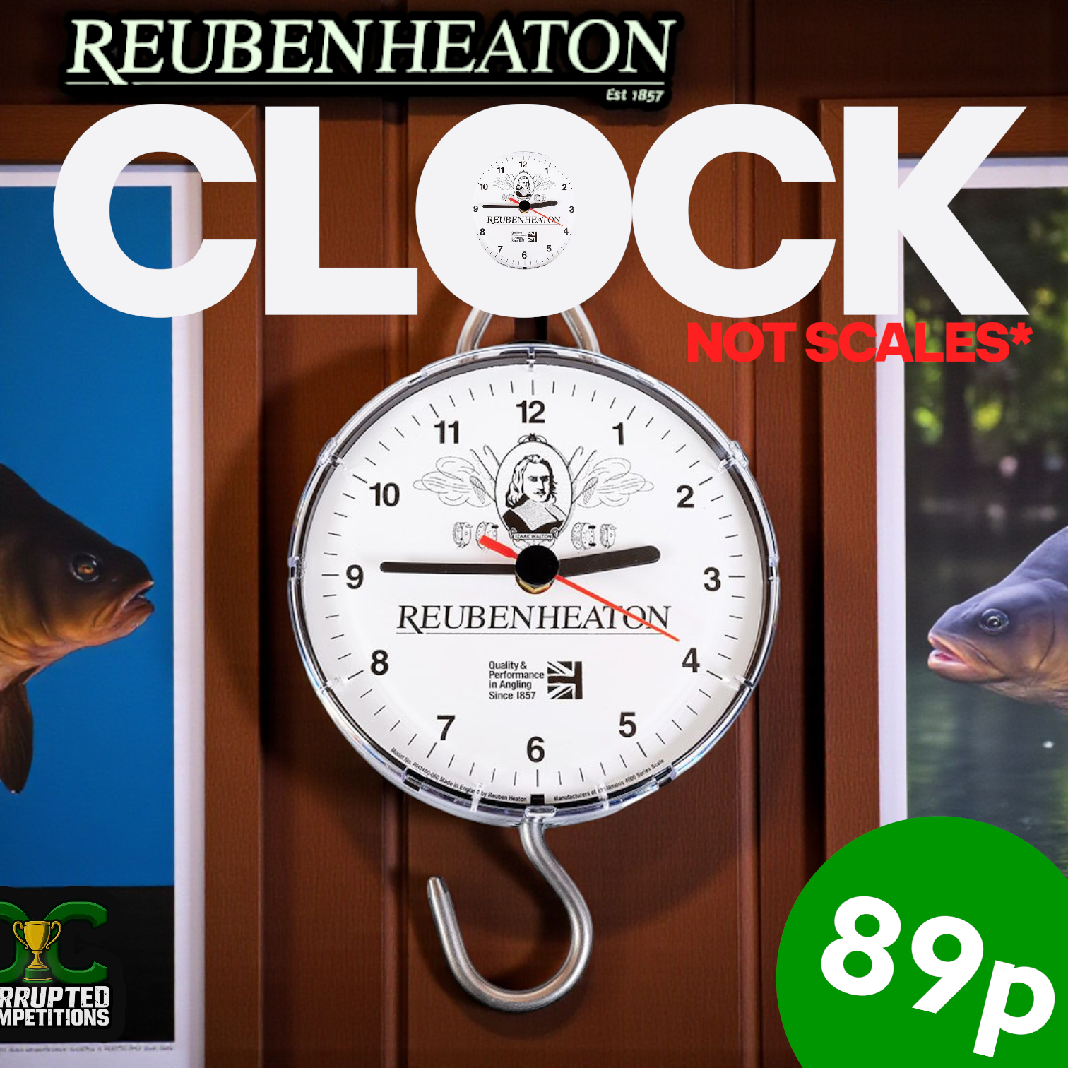 Reuben Heaton Timescale Clock – Competitions